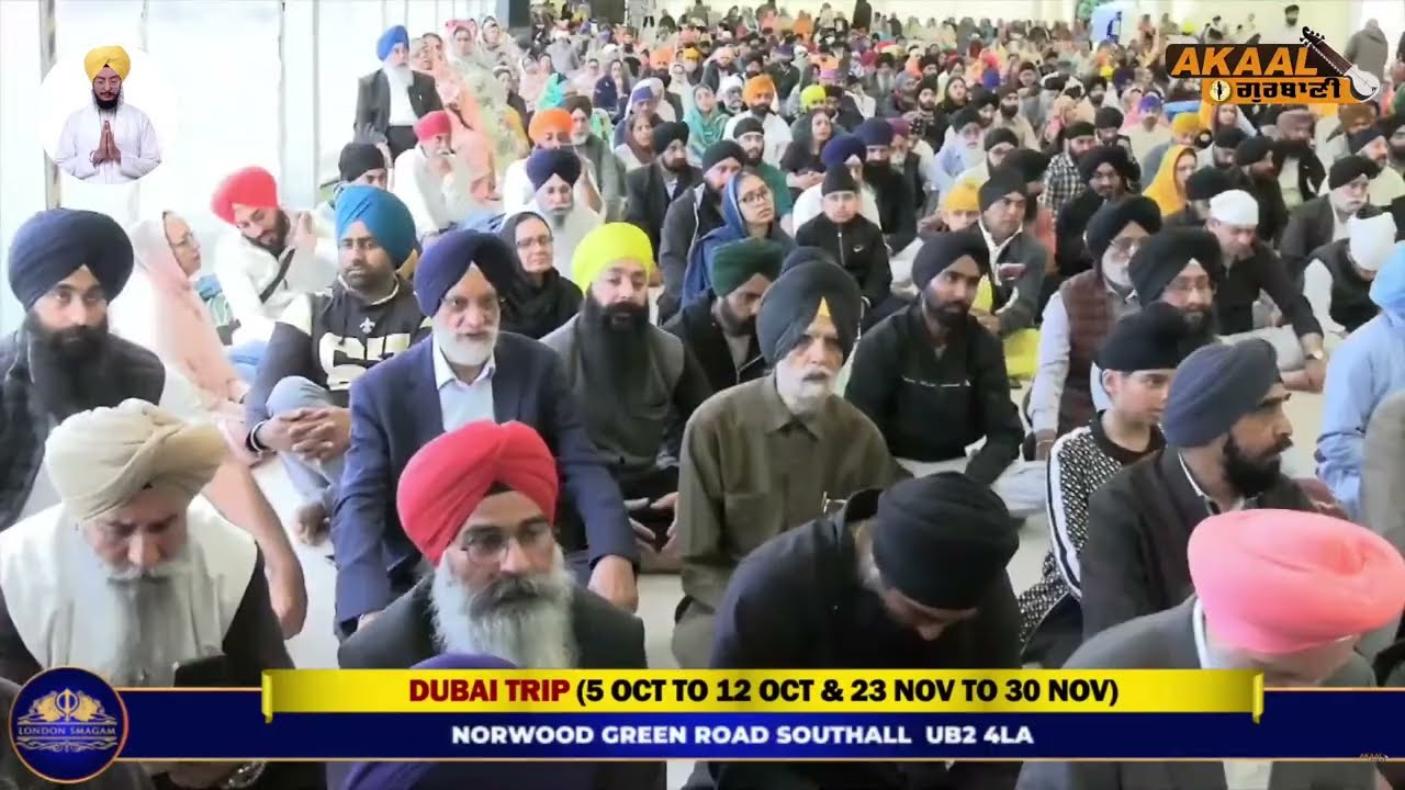 UK LIVE | Bhai Taranveer Singh Ji Rabbi | London Smagam I Norwood Hall ...