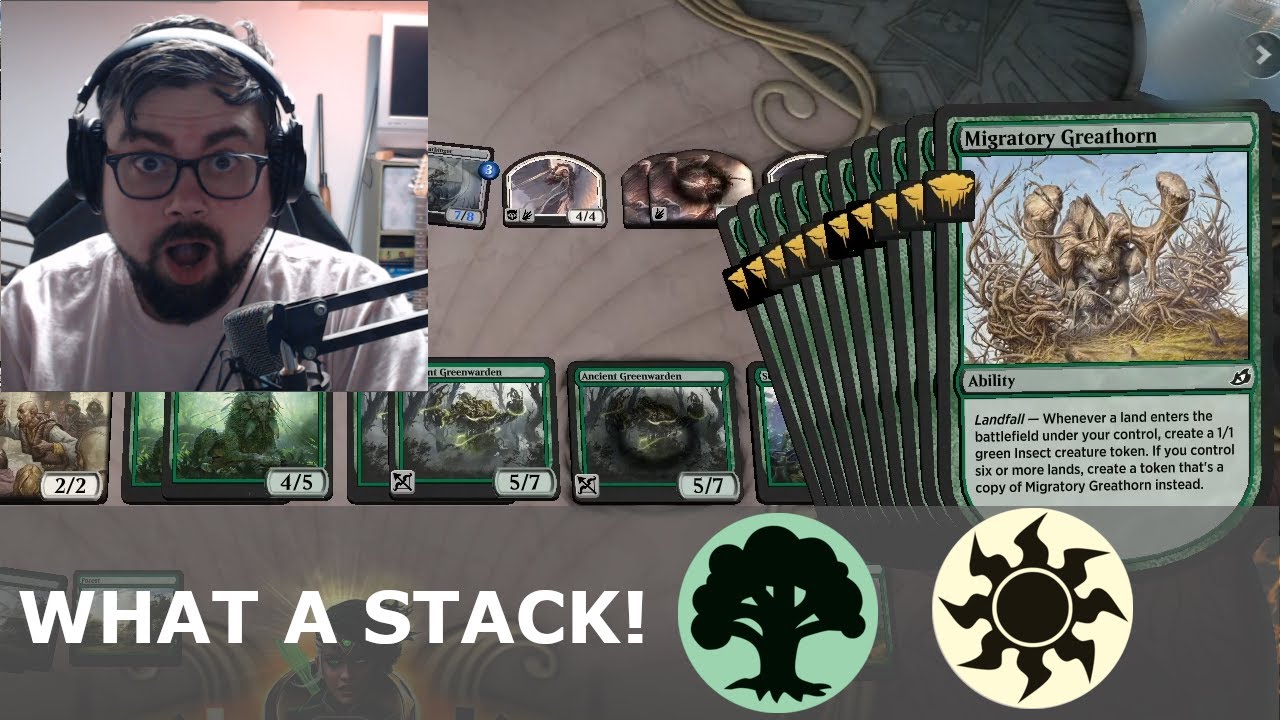 MTG Arena - HUGE Trigger Stack Almost Crashes The Game! - YouTube