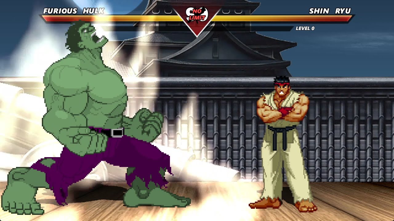 SHIN RYU vs FURIOUS HULK- The Greatest Fight of All Time !! - YouTube