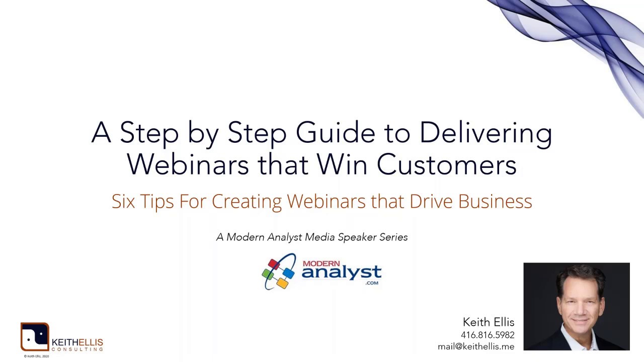 Step-by-Step Guide to Delivering Webinars that Win Customers Webinar ...