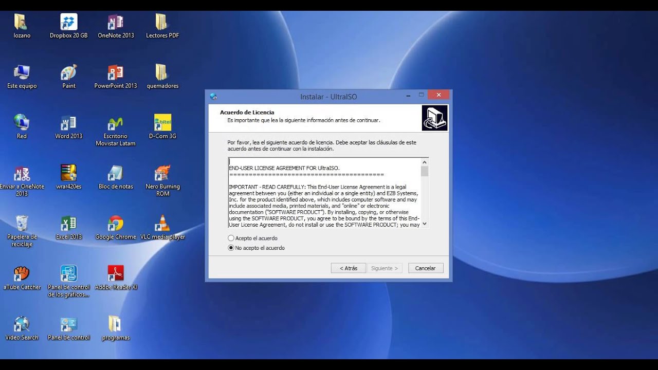COMO INSTALAR ULTRA ISO - YouTube