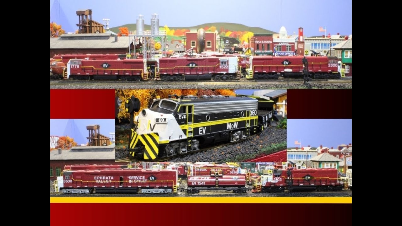 MEGA '80's Ephrata Valley freight action + MOW train - YouTube