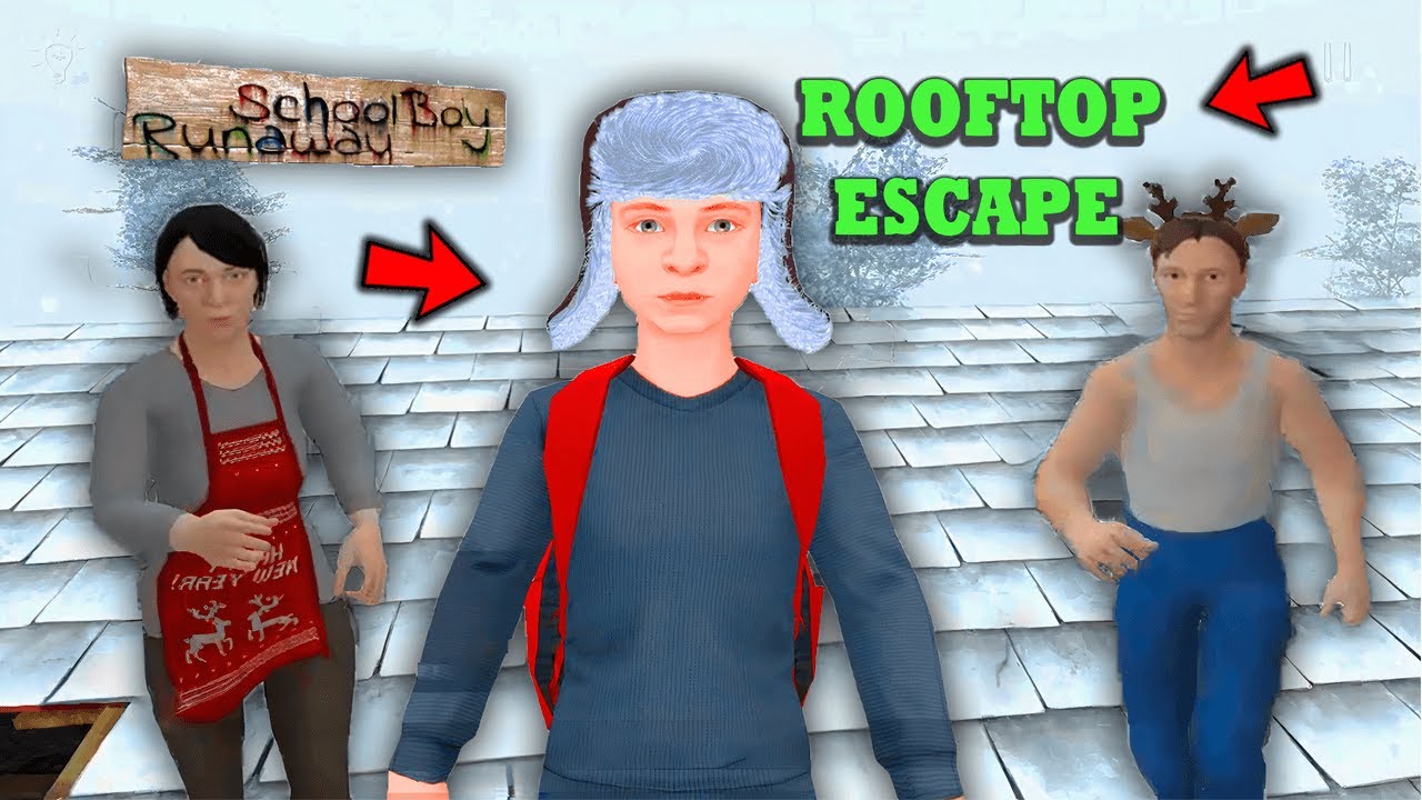 Schoolboy Runaway - Rooftop Escape - Gameplay (Easy Mode) - YouTube