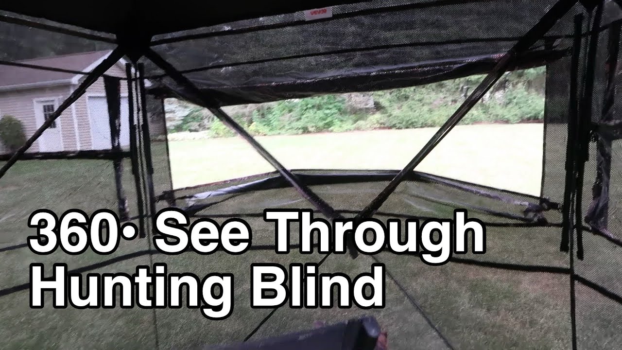 VEVOR See Through Hunting Blind Review - YouTube
