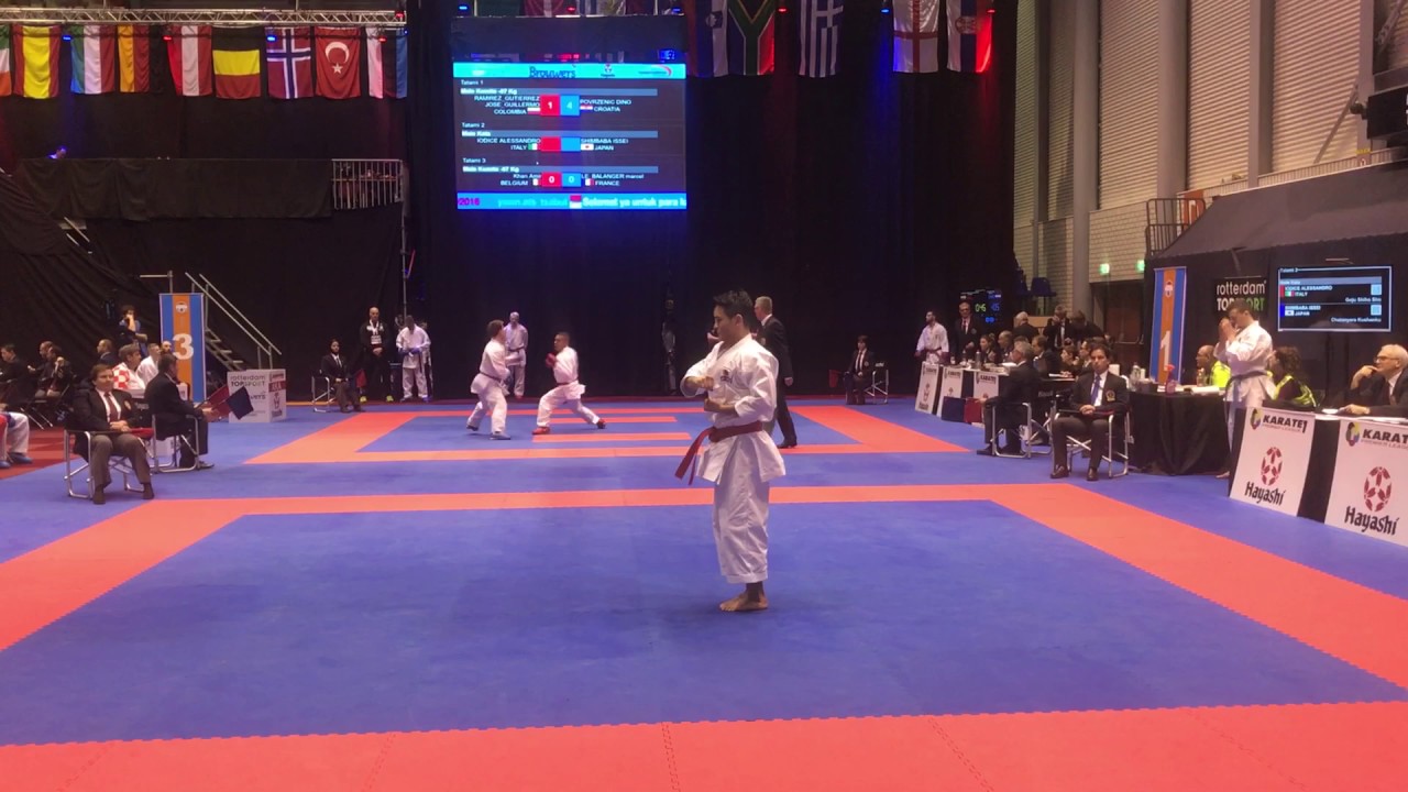Issei Shimbaba (JPN)- Chatanyara Kushanku- Karate 1 Premier League ...