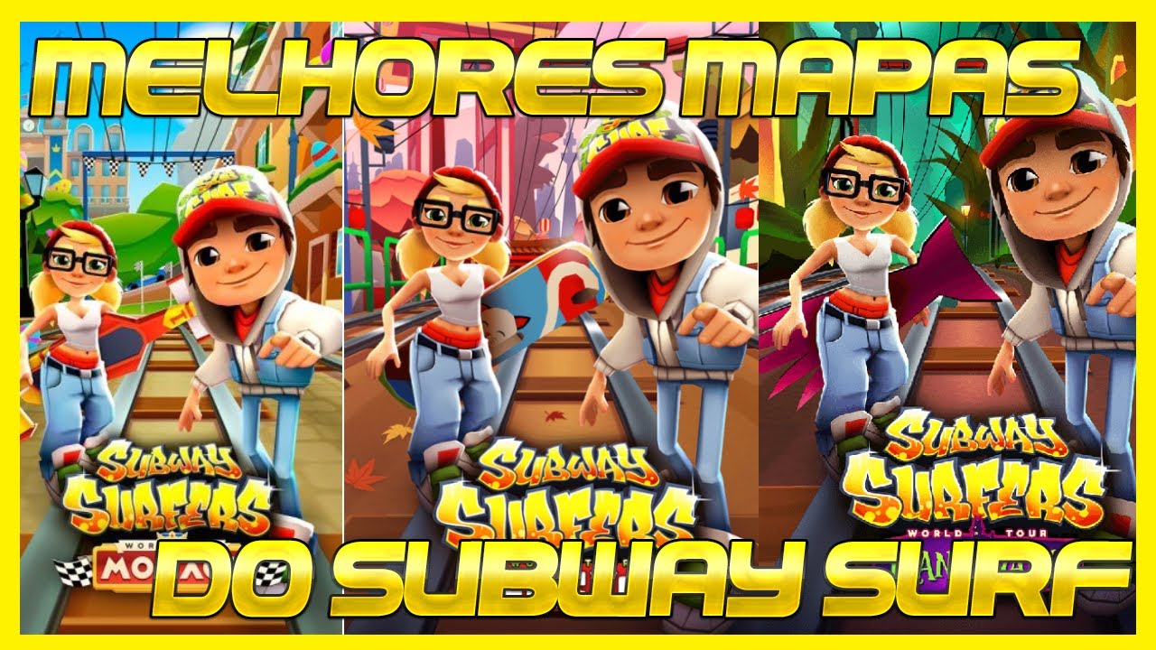 Melhores mapas do SUBWAY SURFERS - YouTube