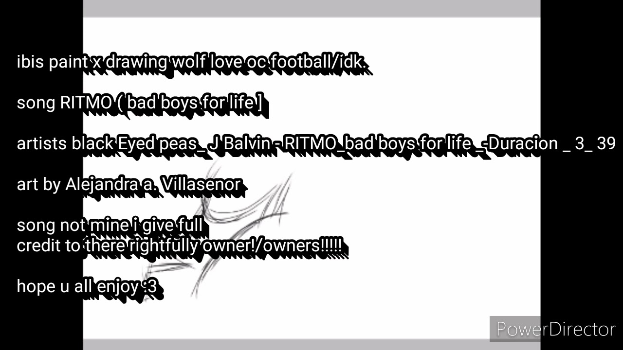 Ibis paint x drawing swordwolf song RITMO by wolf love - YouTube