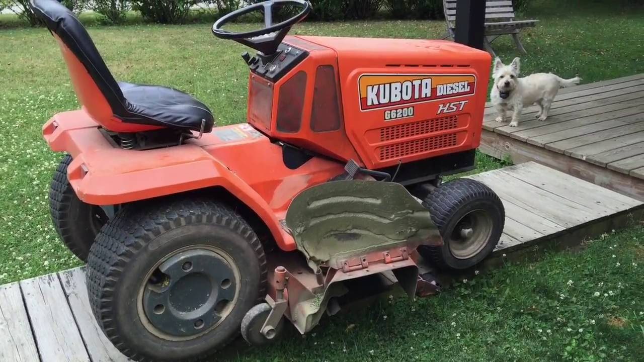MM #28 - Installed new rollers from Messicks for marys Kubota G6200h ...