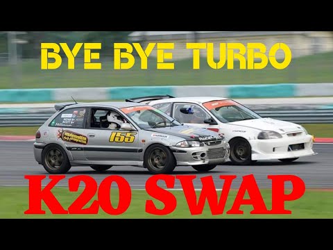 WHO WILL WIN? K20 SWAP HONDA CIVIC EK9 VS TURBO - YouTube