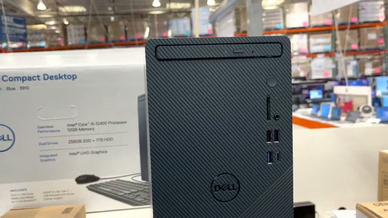 Dell Inspiron Desktop - 12th Gen Intel Core, 12GB RAM, 256NVMe+1TB ...