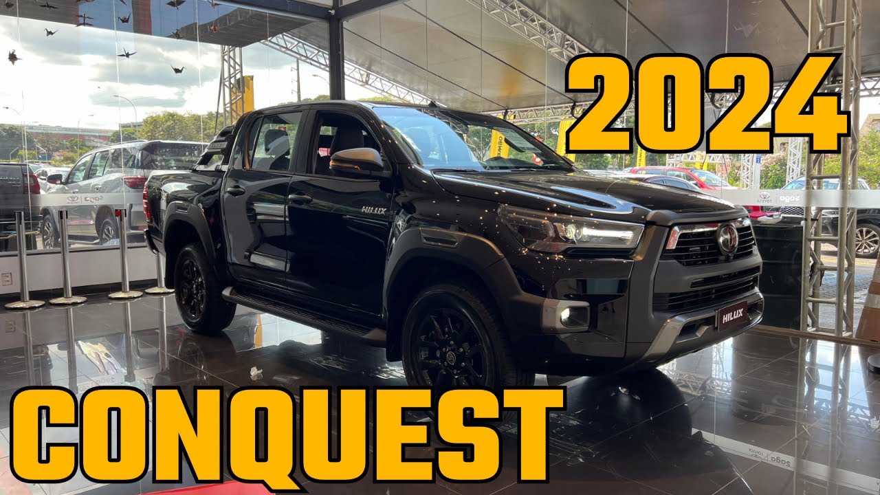 Hilux CONQUEST 2024! Uma das versões top de linha! Avaliação completa ...
