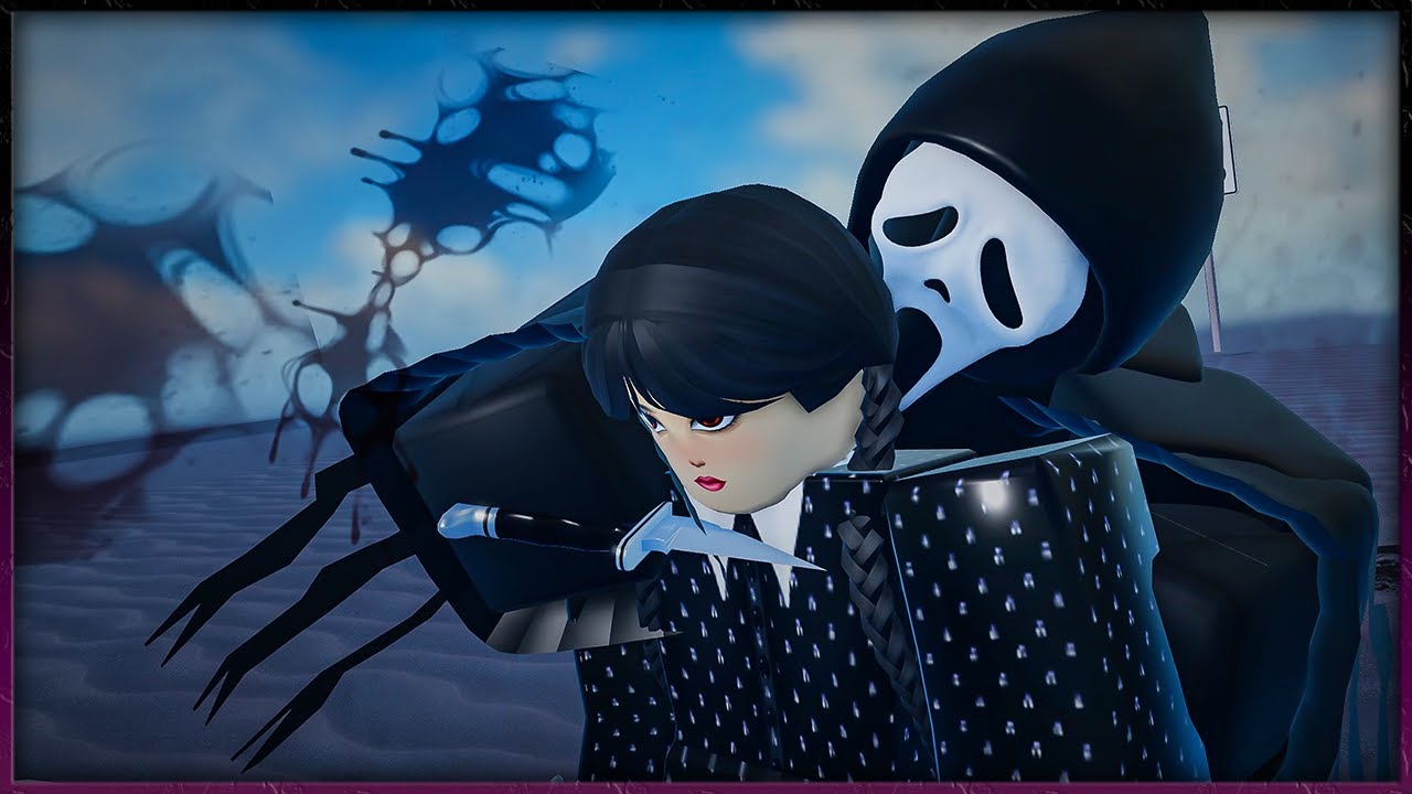 Ghostface vs Wednesday Fight in Roblox Marvellous Playground 4K - YouTube