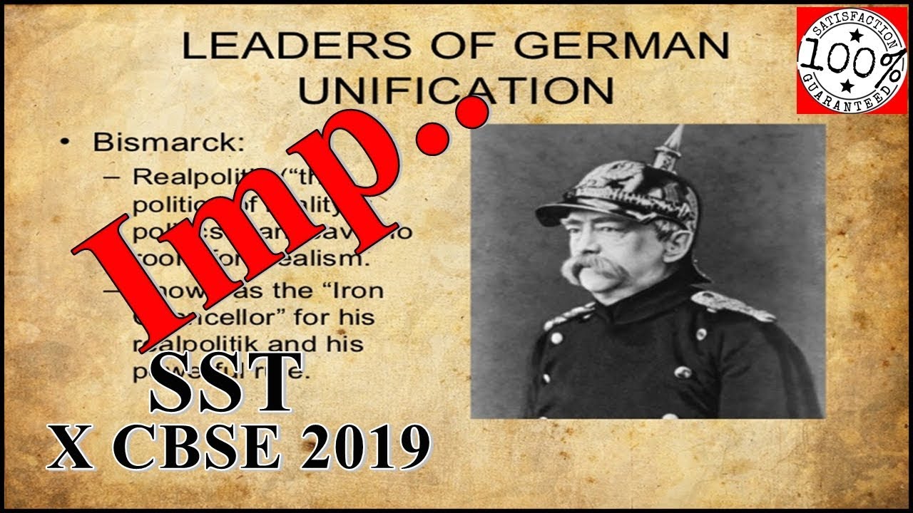 The Rise Of Nationalism in Europe, German Unification Class 10 SST 2019 ...