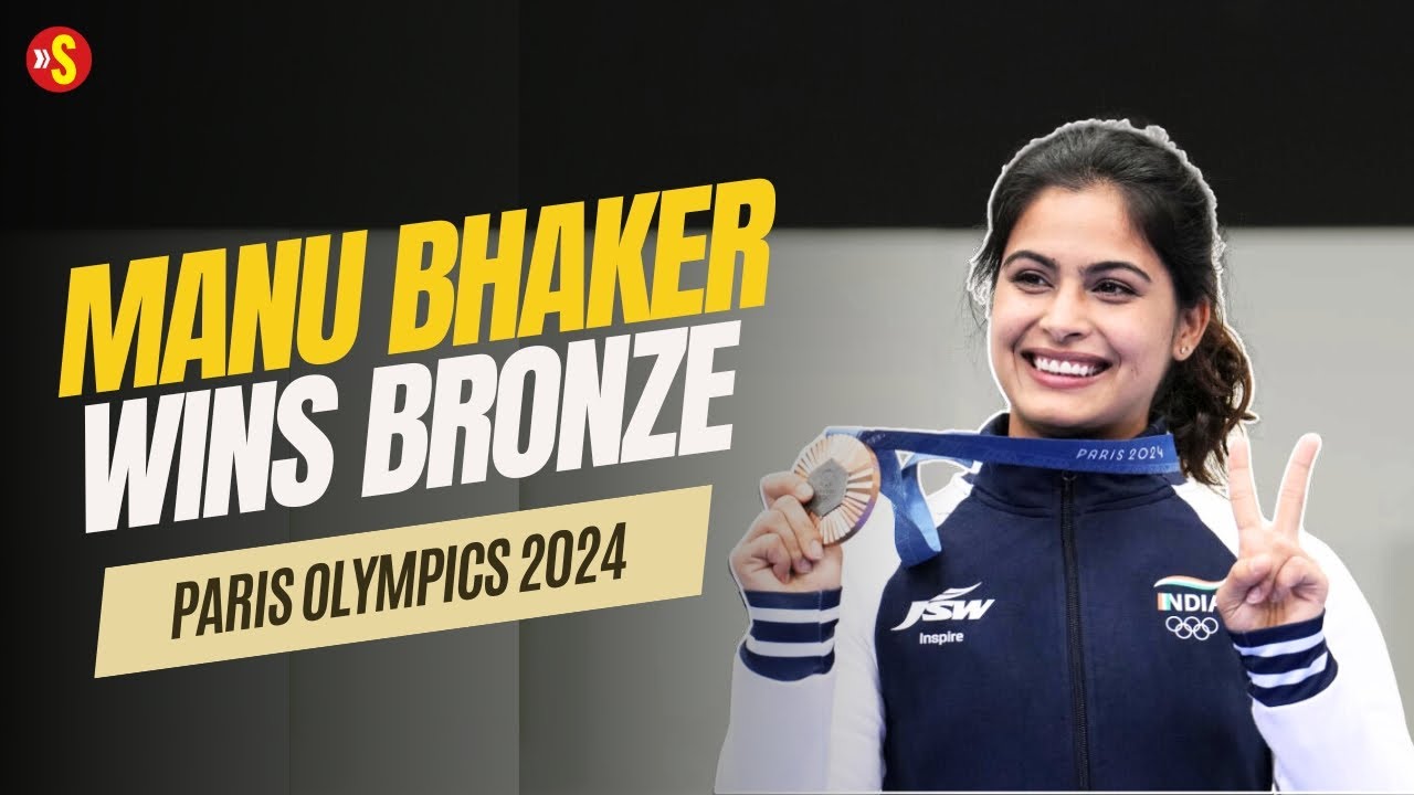 Manu Bhaker bags India's first medal at Paris Olympics with a bronze in ...