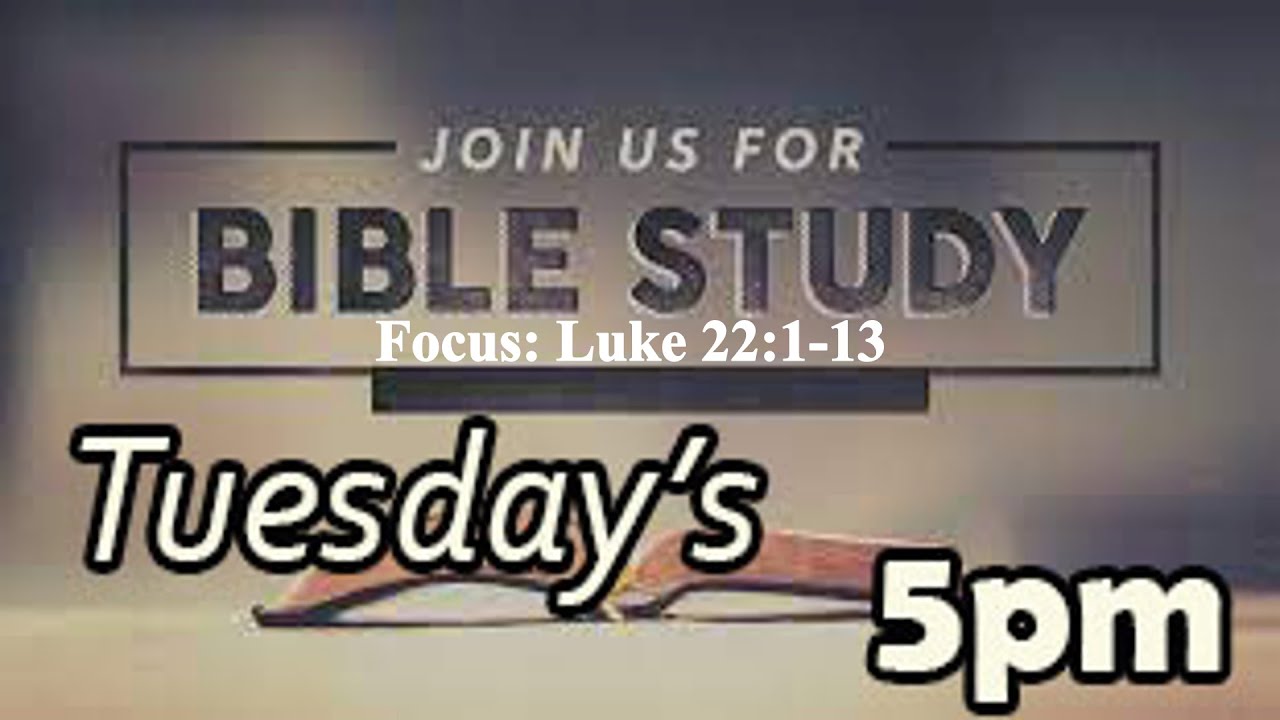 Kingstown Methodist Church, Bible Study, Tuesday April 16th, 2024, at 5 ...
