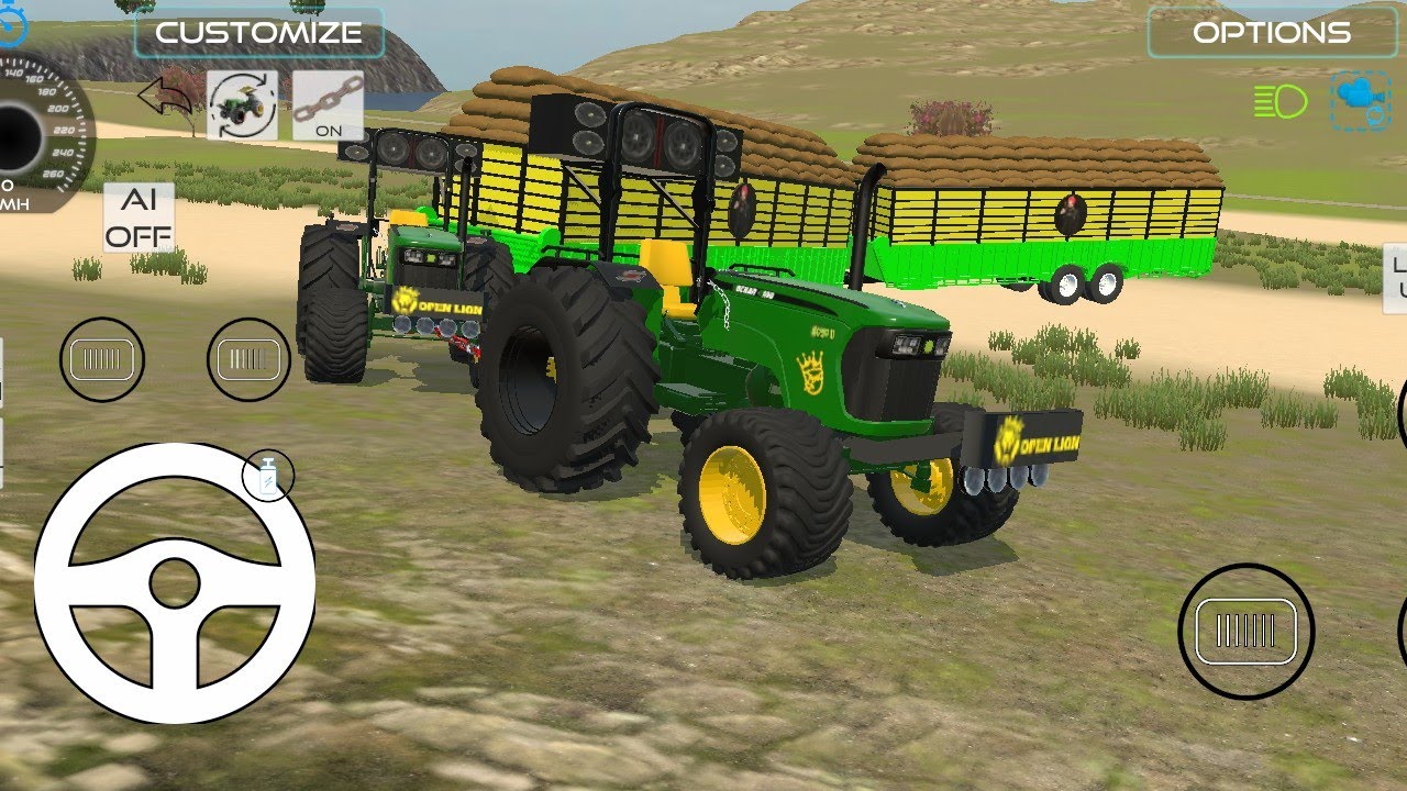 John Deere Tractor And Lod Big Dabal Trolley Gameplay | John Deere ...