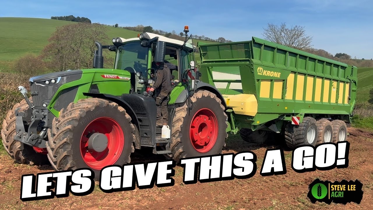 FENDT 942 & KRONE TRAILER ON DEMO FOR BEET HARVEST. AND STEVE HAS THE ...