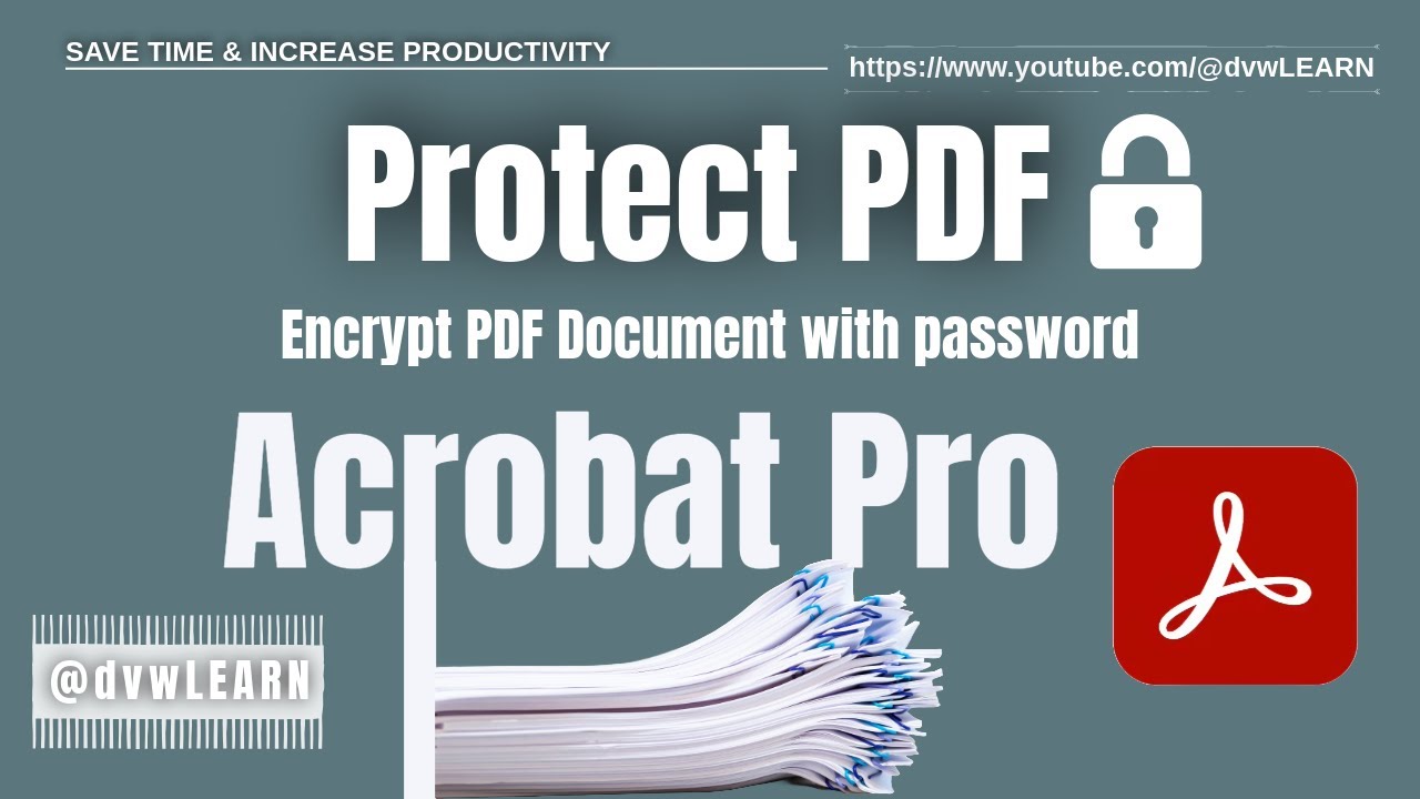 Password Protect a PDF (Lock Viewing, Editing & Printing!) | Secure Your Docs in Seconds! - YouTube
