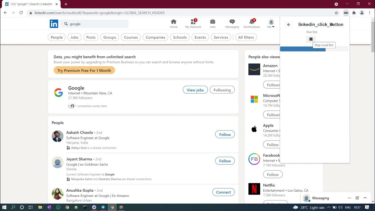How to Automate Linkedin Search with Filter using DataKund. - YouTube