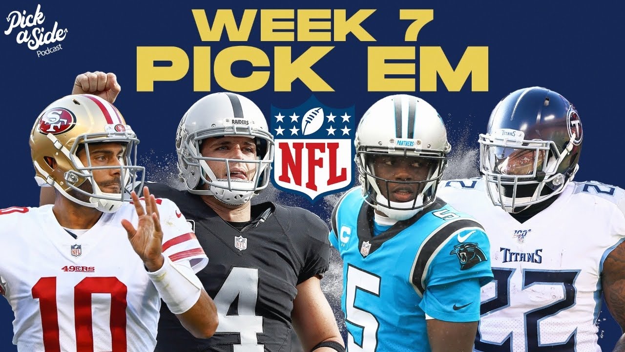 NFL Pick 'Em: Week 7 Predictions - YouTube