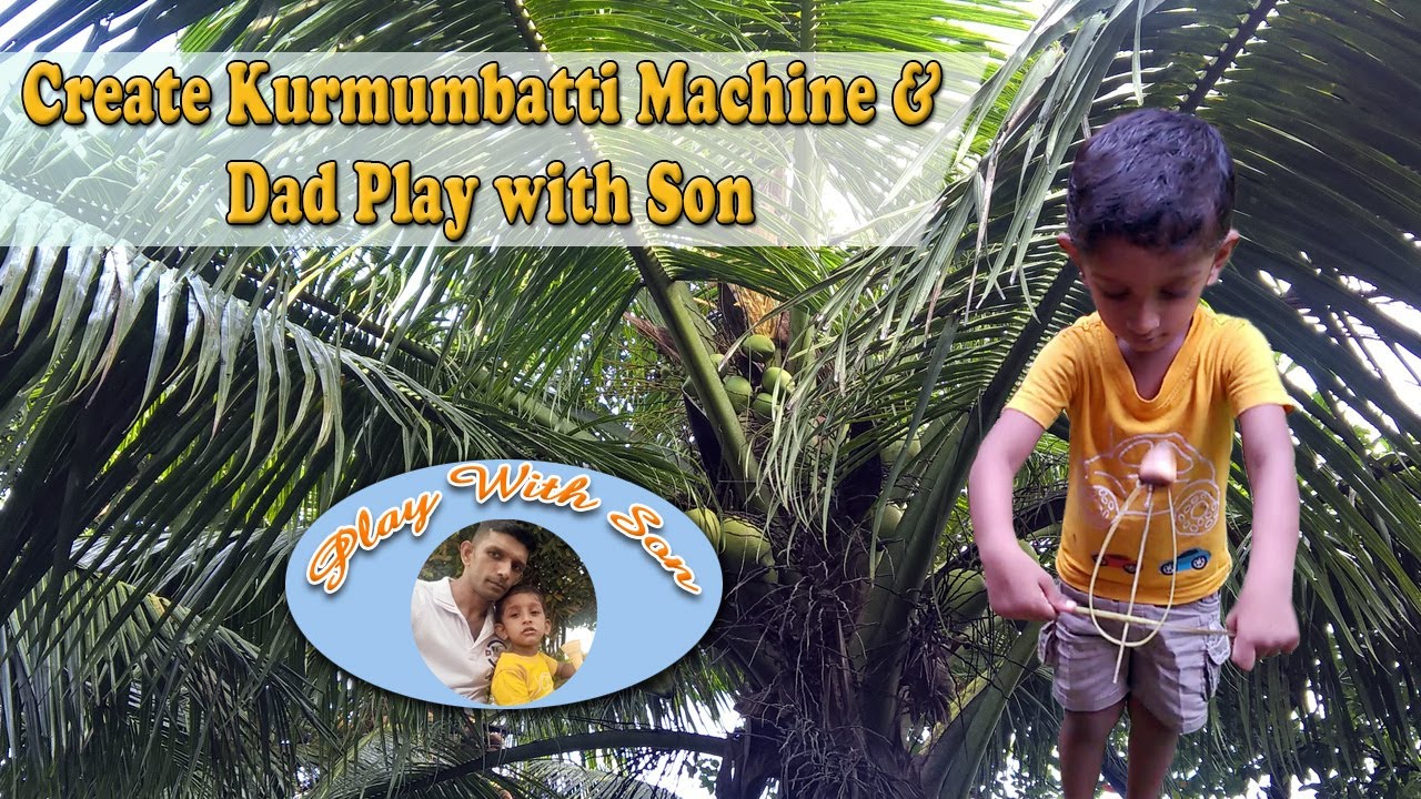 How to Make Kurumbatti Machine Using Natural Resources Rotate Machine ...