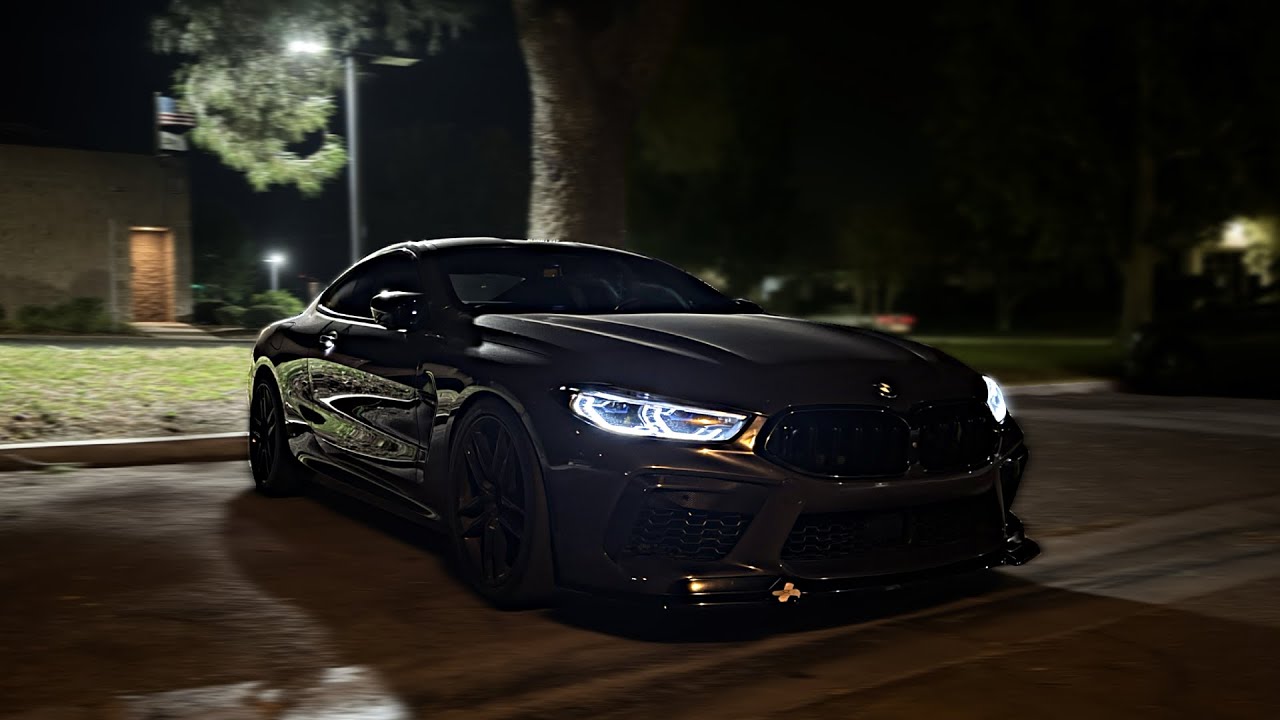 Rushing To The Gym in My Downpiped M8 Comp - YouTube