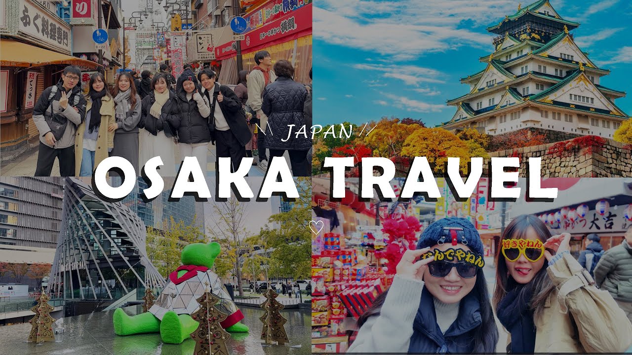 Vlog #3 | Chuyến du lịch Osaka | Đồ ăn Osaka ngon như thế nào? Chụp hình cùng Ninja | Nhà Kinoko ...