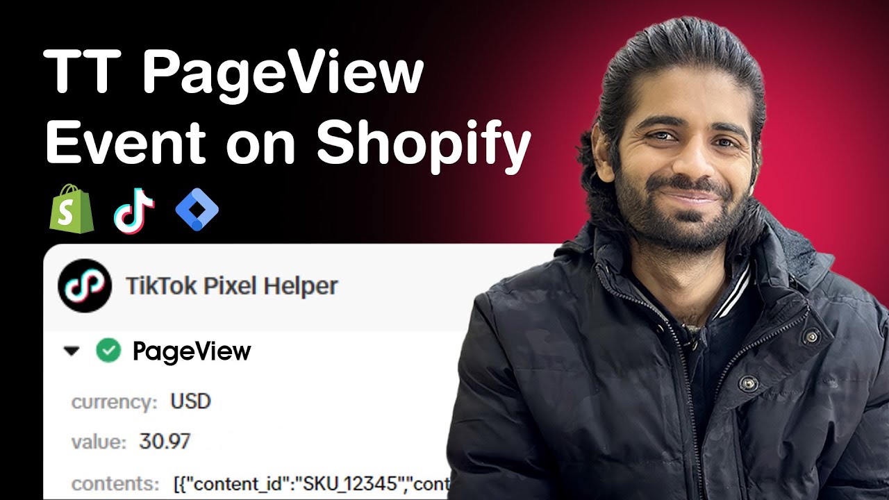 Shopify TikTok Pixel: Page View Configuration Event using dataLayer ...