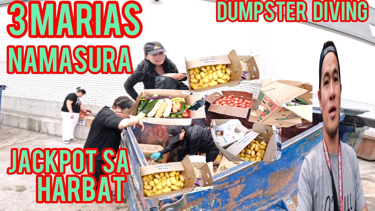 DUMPSTER DIVING/MGA MARIAS TAMANG HARBAT/LIFE IN CANADA #viral #jackpot #trending - YouTube