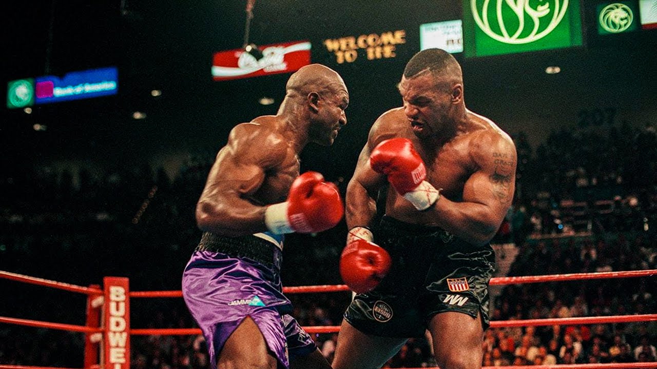 Mike Tyson vs Evander Holyfield | BOXING fight | KNOCKOUT | 4k HD - YouTube