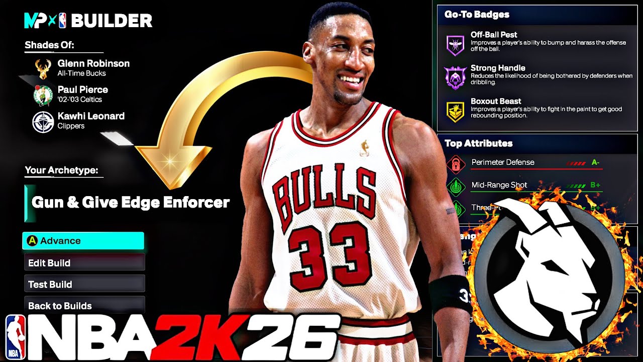 THE RARE GUN & GIVE EDGE ENFORCER BUILD NAME IS THE BEST BUILD NAME I ...