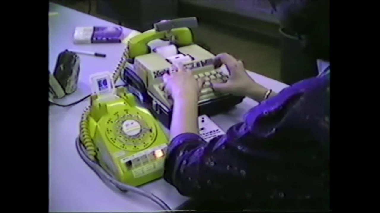 TDD/TTY at WSD - 1988 - YouTube