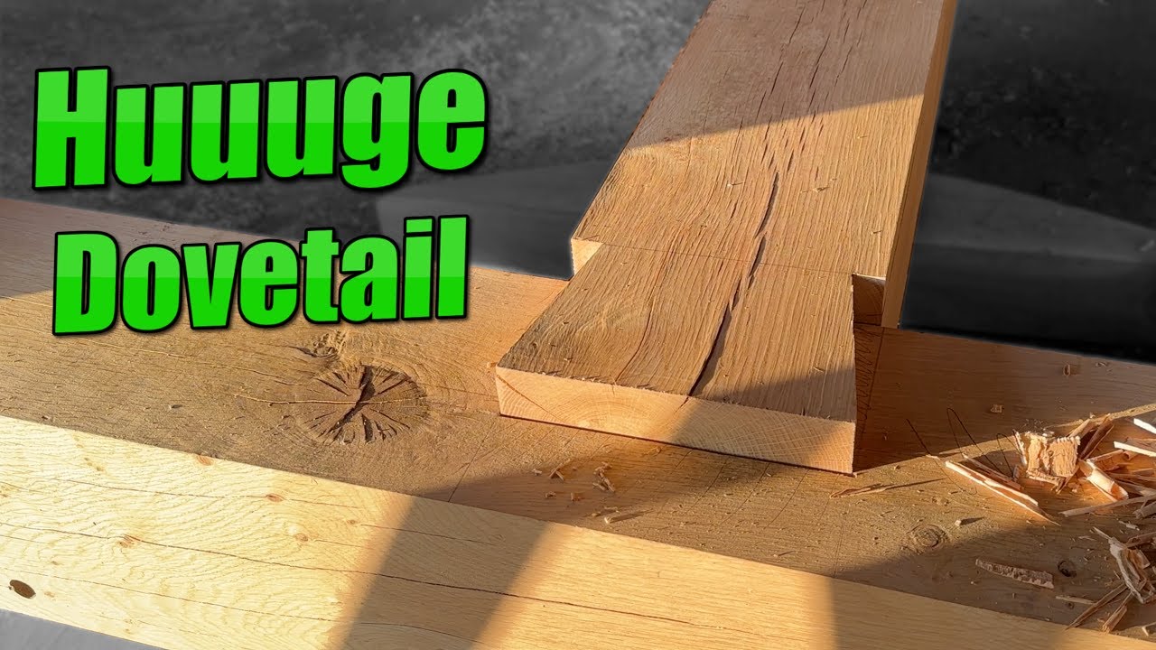 Oversize Dovetail Joint Perfection - Green Oak Framing - Full ...