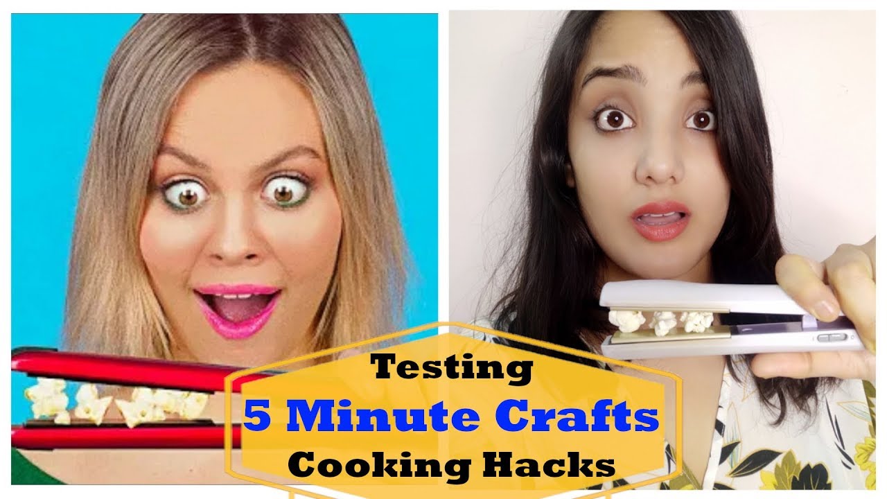Testing Out Viral Cooking Hacks from 5 MINUTE CRAFTS | Life Shots - YouTube