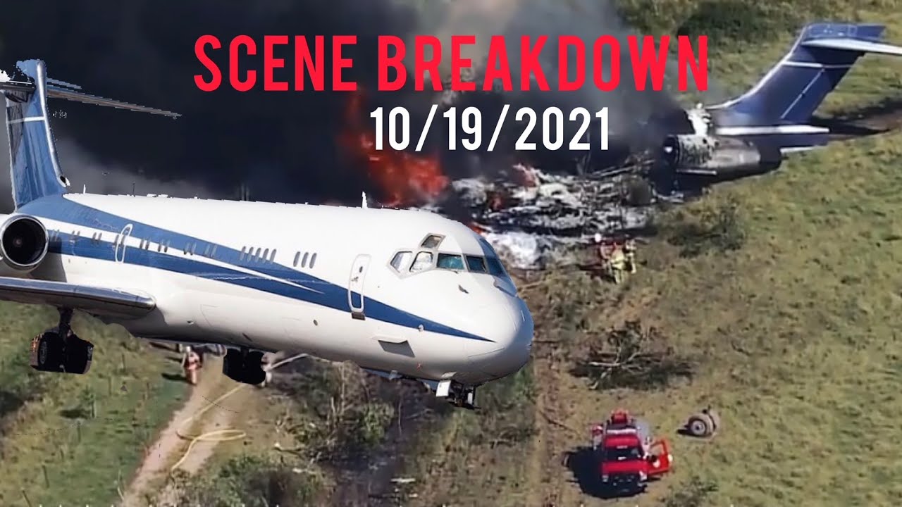 Firefighter review of MD-87 plane crash fire in Houston - YouTube