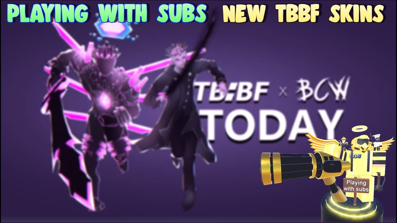 CARRYING SUBS TO GET NEW SKINS TOWER BATTLES BATTLE FRONT X BCW // TBBF ...
