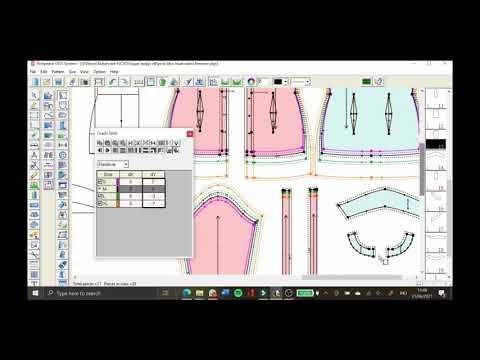 CARA MEMBUAT BLUS MENGGUNAKAN APLIKASI RICHPEACE CAD || GRADING POLA MENGGUNAKAN RP DGS || - YouTube