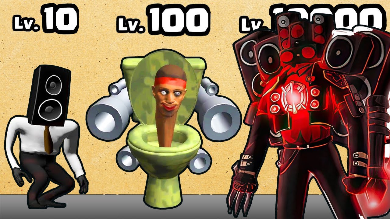 Toilet Fight Open World - All Levels - YouTube