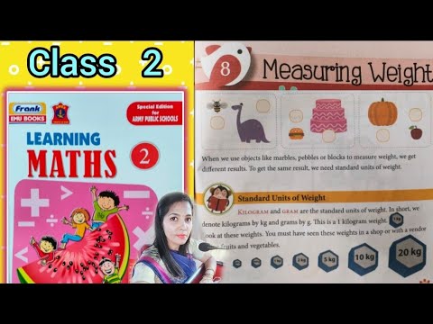 MEASURING WEIGHT, Class 2 ( UNIT- 8) # Learning Maths # APS - YouTube