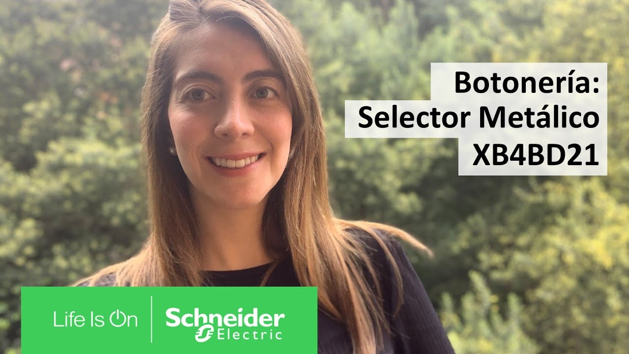 Conoce el selector XB4BD21 de Schneider Electric - YouTube