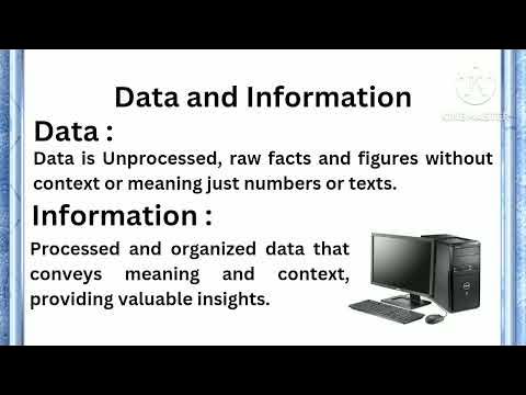 Data vs information || difference between data and information||compute ...