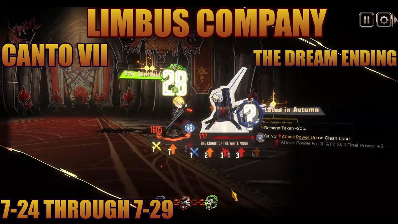 Limbus Company - Canto 7-24 through 7-29 - YouTube