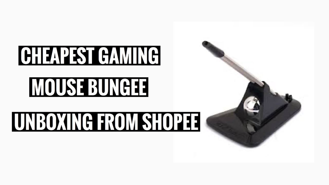 Mouse Bungee | Black | Unboxing | Shopee - YouTube