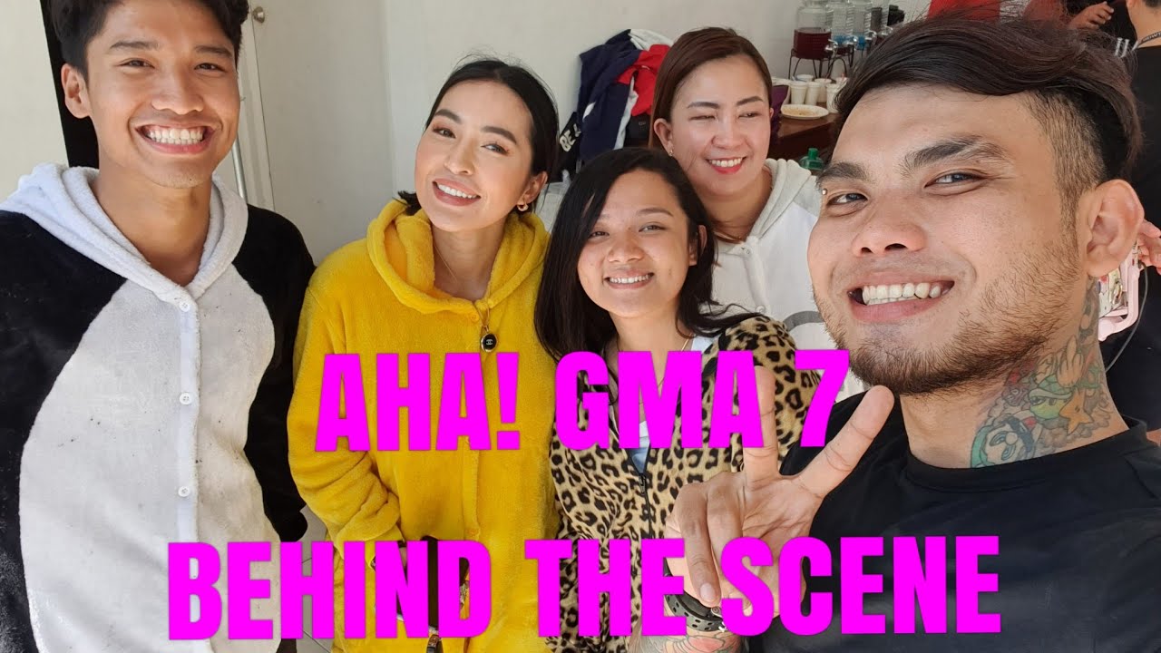 AHA! GMA 7 Behind the scene I Louie TV - YouTube