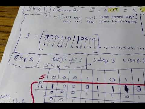 Golay Codes ( Error Control Coding ) - YouTube