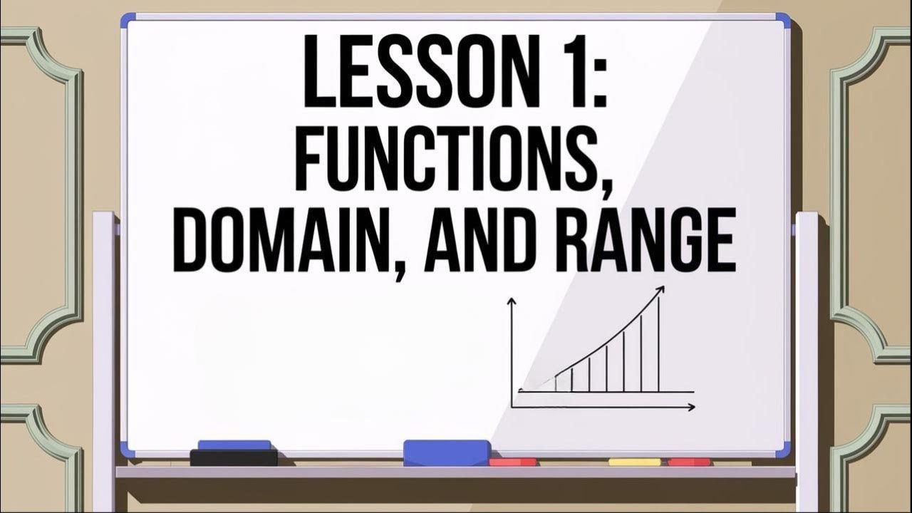 Grade 11 Math - Lesson 1: Functions, Domain, and Range - YouTube