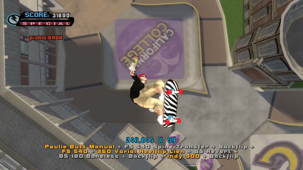 1.024 BILLION Points COLLEGE | THUGPRO | MAP #18 (2/10 THPS4) - YouTube