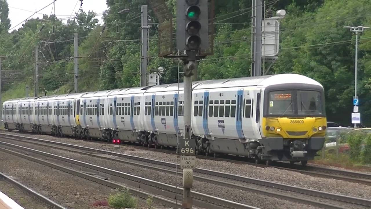 Trains at Hitchin 18/06/16 - YouTube