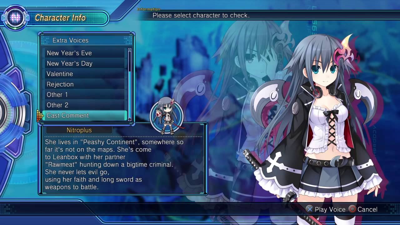 Megadimension Neptunia VII - Extra Voices (Nitroplus Cast Comment ...