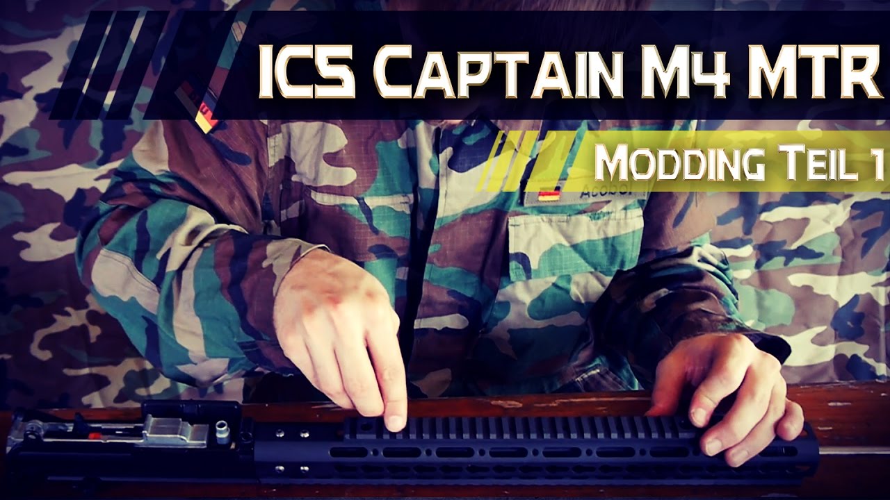 ICS M4 Captain MTR → DMR (1/2) ☆ Modding #001 - YouTube